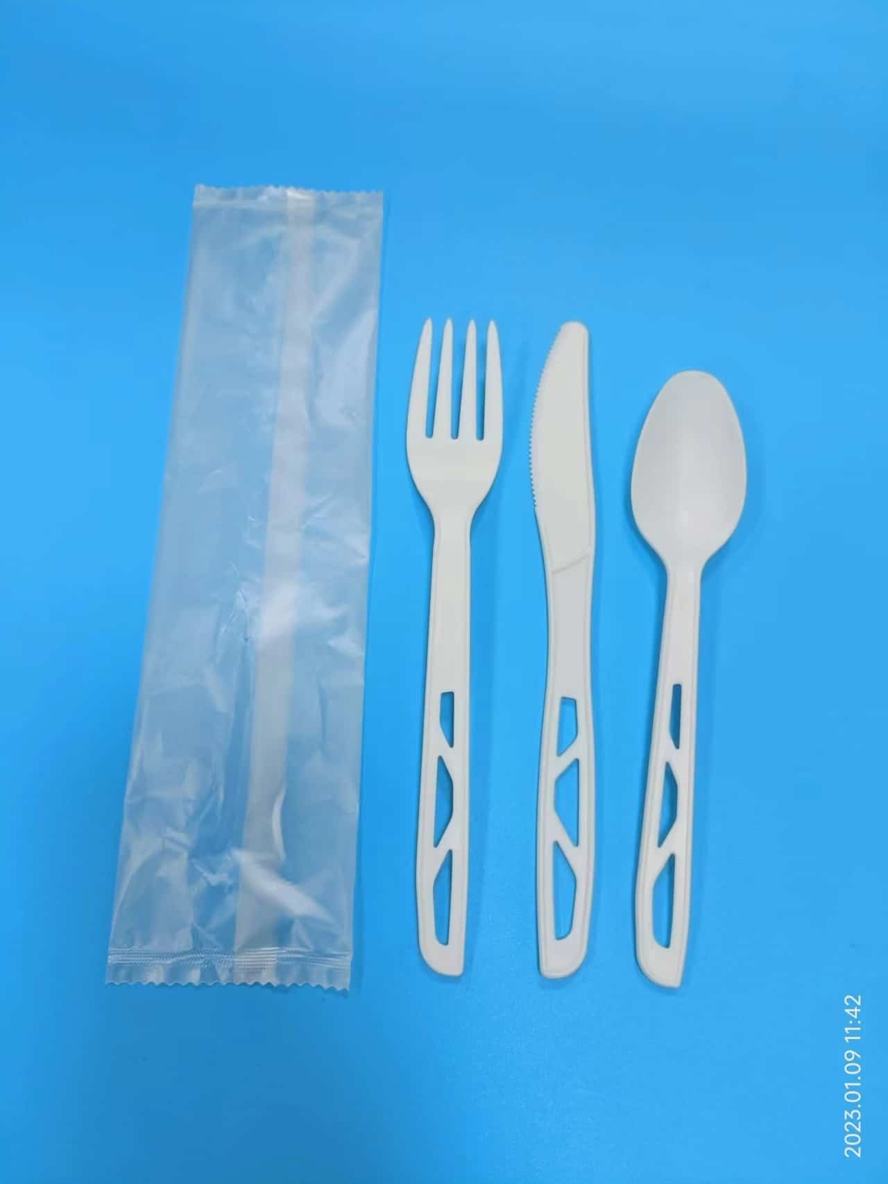 6.5 Inch Biodegradable Plastic Cutlery Sets - Sustainable Food Packaging Solutions Provider